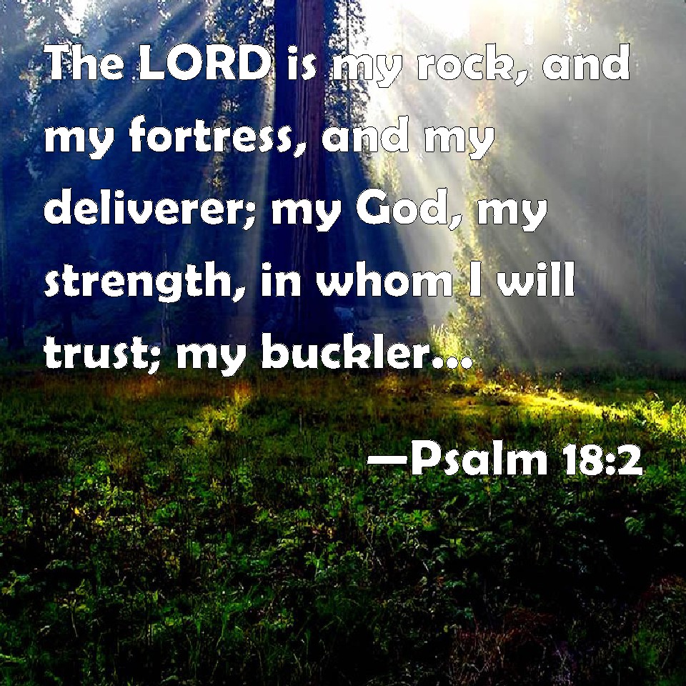 Psalm 18 2 The LORD Is My Rock And My Fortress And My Deliverer My